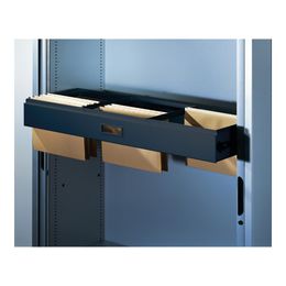 C+P H&auml;ngerahmen f&uuml;r Hefter DIN A4, f&uuml;r Aktenschrank mit Rollladen B1200xT420mm Farbe Schwarzgrau ; C + P M&ouml;belsysteme (3203-811|7021)