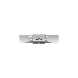 wiha Bit Set Doppelbit Schlitz 10-tlg. in Box Schlitz 5,5, 6,5 mm Bit 30 mm (43859)