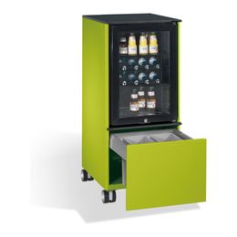 C+P K&uuml;hlschrank-Caddy Asisto mit Abfallsammler, H1150xB500xT600mm Viridingr&uuml;n ; C + P M&ouml;belsysteme (54780-010|S10020)
