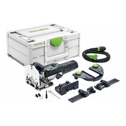 FESTOOL DF 500 Q-Set DOMINO Dübelfräse aus Kunststoff und Metall mit Fräser und DOMINO-Dübeln für Holzverbindungen - 576420)