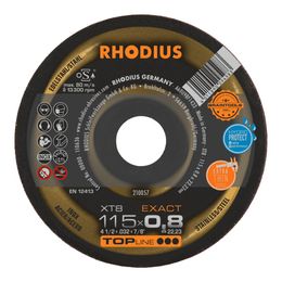 Rhodius TOPline XT8 EXACT Extradünne Trennscheibe 115 x 0,8 x 22,23 mm (210057)