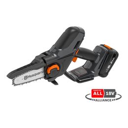 Husqvarna Aspire P5-P4A+B45/C70 Akku-Astsäge aus Kunststoff/Metall mit Akku/Ladegerät/Sägeblatt L200mm für Sägen von Ästen, 970621304)