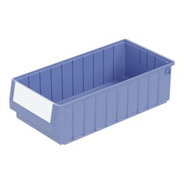 Bito Regalkasten RK Set RK5214, 500 x 234 x 140 mm, taubenblau, inklusive Etikett (1441)