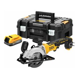 Dewalt Akku-Handkreissäge 18V in kompakter Bauform, 38 mm Schnitttiefe (DCS571E1T-XJ)