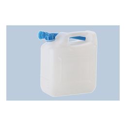 Hünersdorff Hünersdorff Wasserkanister ECO 12 L mit Rohr, HD-PE natur, mit blauem Zubehör (817400)