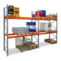 Regalwerk ARTUS-Palettenregal Anbaufeld 4200-3 HxBxT 3000x3685x1100 mm mit 3 x Ebenen (B4-73256-1100)