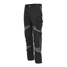 K&Uuml;BLER WORKWEAR K&uuml;bler ACTIVIQ cotton+ Damenhose schwarz/anthrazit 42 ; K&uuml;bler Workwear (2550 3421-9997-42)