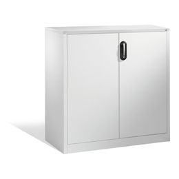 C+P Akten-Sideboard Acurado mit Dreht&uuml;ren, 3 Ordnerh&ouml;hen, H1200xB1200xT500mm Front Lichtgrau Korpus Lichtgrau ; C + P M&ouml;belsysteme (9487-1200|S10165)