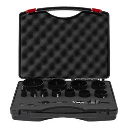 STIER Lochsägen-Set HSS-Co8 Bimetall, 44mm Schnitttiefe, 14-teilig (20, 22, 25, 32, 35, 40, 44, 51, 60, 68 und 76 mm) (905321)
