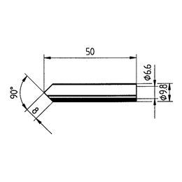 Ersa L&ouml;tspitze LF-ErsaDUR 8,0 mm (0832MDLF/SB)