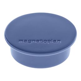 Magnetoplan Magnet Discofix Color, 10 St&uuml;ck, Haftkraft ca. 2,2 kg, dunkelblau ; Soennecken (1662014)