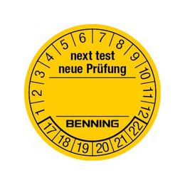 BENNING Pr&uuml;fplaketten f.ST710,ST720,ST750 756212(VE300))