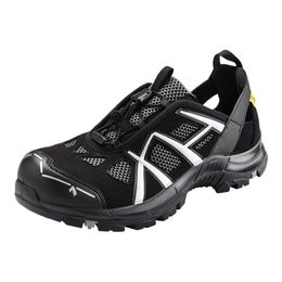 HAIX Sandale schwarz/silber Black Eagle Safety 61 Low ESD, S1P, EU-Schuhgröße: 38 (610005 GR. 38)
