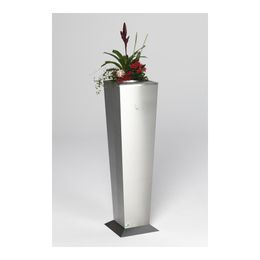 Var Ascher H 110 mit Aschereinsatz/Einsatz für Pflanzen Edelstahl 1,4 l (40269)