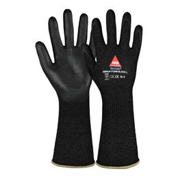 HASE Genua Foam Black Long Schnittschutzaus Sinomac&reg; Hybridgarn Gr&ouml;&szlig;e 9 (508510-9)