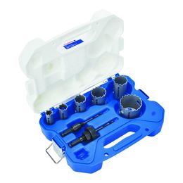 Lenox Lochsägen-Set Carbide, Sanitär-Set im Transportkoffer 8-tlg. (LXAH3PSET6)