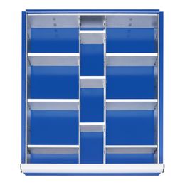 Rau Schubladen-Einteilungs-Set Schublade-L H 180-360mm 2 Trenn + 9 Steckwände (09-200-15)