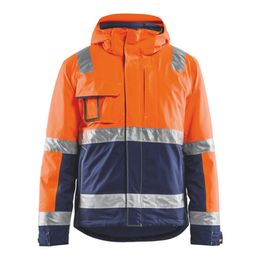 BLAKLÄDER Blakläder Warnschutz Winterjacke, orange / marineblau, Unisex-Größe: XL (487019875389XL)
