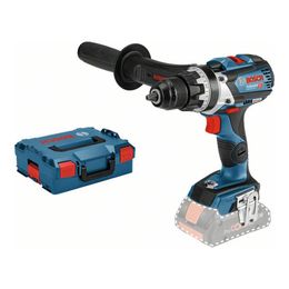 Bosch Akku-Bohrschrauber GSR 18V-110 C, Solo Version mit Zusatzhandgriff und L-BOXX (06019G0109)
