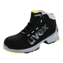 Uvex Schnürstiefel schwarz/gelb Uvex 1, S2, EU-Schuhgröße: 46 (8545846)