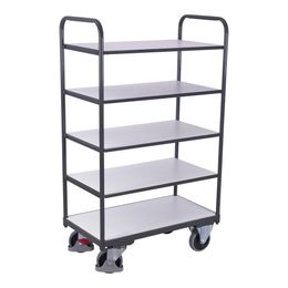 VARIOfit ESD Etagenwagen hoch 5 Ladefl&auml;chen 1.000 x 600 mm ; Cordes (sw-600.259)