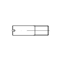 ISO 2342 Schaftschrauben mit Kegelkuppe und Schlitz 14 H M 12 x 30 S ; Industrial Quality Supplies (023420000120030)