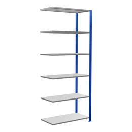 Schulte Anbauregal Steckregal MULTIplus150 2500 x 1000 x 500 mm 6 Fachb&ouml;den Kreuzstrebe RAL 5010/verzinkt ; SCHULTE LAGERTECHNIK (12656-B)