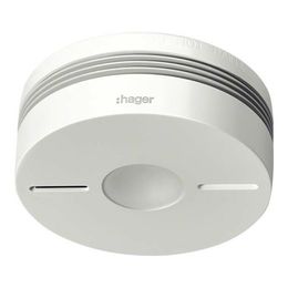 Hager Funk-Rauchwarnmelder Komfort Q, wei&szlig; TG550A)