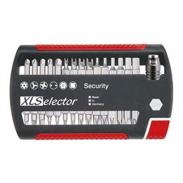 wiha Bit Set XLSelector Sicherheitsbits Standard 25 mm gemischt 31-tlg. 1/4", Tri-Wing/Spanner/Innensechskant mit Bohrung/Torq-Set/Torx mit Loch/Innen (29416)