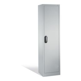 C+P Werkzeugschrank mit Dreht&uuml;r, innen 4 B&ouml;den, H1950xB500xT400mm Front Lichtgrau Korpus Lichtgrau ; C + P M&ouml;belsysteme (8900-00|S10177)