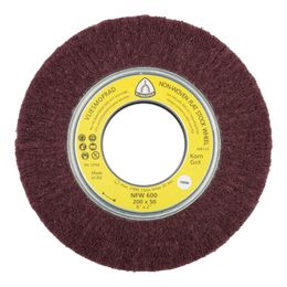 Klingspor NFW 600 Vliesr&auml;der, 200 x 50 x 68,2 mm Coarse Korund, rotbraun (258901)