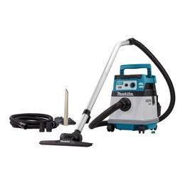 Makita Akku-Staubsauger 15L 2x18V Trocken (ohne Akku, ohne Ladegerät) inkl. AWS Funk-Adapter WUT01 (DVC157LZX3)