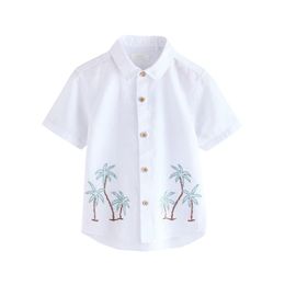 next Button Up Shirt boy White size 5-6 yrs