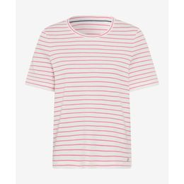 Brax Shirt 'Cira' Damen Größe L pink / weiß
