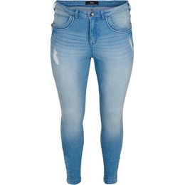 ZIZZI Jeans 'Amy' Damen Gr&ouml;&szlig;e 38 blue denim