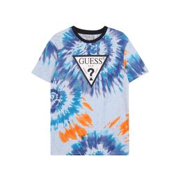 Guess T-Shirt Jungen Gr&ouml;&szlig;e 158 blau / hellblau / orange