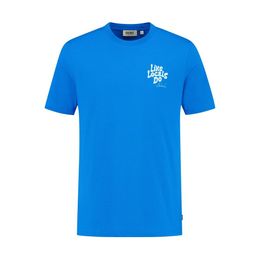 Shiwi T-Shirt 'Liam Like Locals Do' Herren Größe L azur / weiß