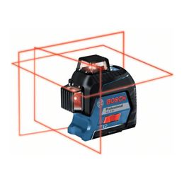 Bosch Linienlaser GLL 3-80 mit 4 x 1,5 V-LR6-Batterie (0601063S00)