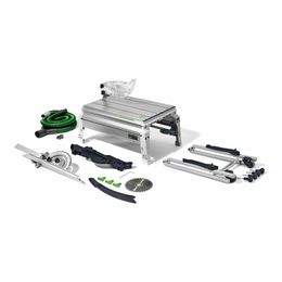 FESTOOL CS 50 EBG PRECISIO Tischzugs&auml;ge aus Kunststoff und Metall mit Parallelanschlag und S&auml;geblatt f&uuml;r Holz oder Kunststoff, 1200 Watt - 574765)
