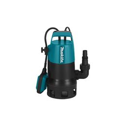 Makita PF0410 Tauchpumpe Schmutzwasser| für Schmutzwasser bis zu 5 mm Korngröße| mit Leistung von 400 W und Fördermenge von bis zu 150 l/min)