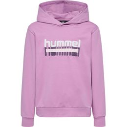 Hummel Sweatshirt 'Tukas' Jungen Gr&ouml;&szlig;e 176 orchidee / brombeer / rosa / wei&szlig;