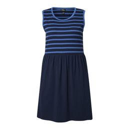 Ulla Popken Kleid Damen Gr&ouml;&szlig;e 42/44 marine / royalblau Winterkleid