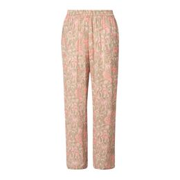 Ulla Popken Hose Damen Größe 54/56 hellgrün / lachs / rosa