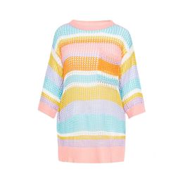 SANIKA Pullover 'Fashion Look' Damen Gr&ouml;&szlig;e XL hellblau / curry / orange / rosa