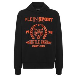 Plein Sport Sweatshirt Herren Größe L orangerot / schwarz