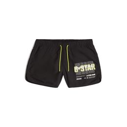 G-Star Raw G-STAR Badeshorts Herren Gr&ouml;&szlig;e M neongelb / schwarz / wei&szlig;
