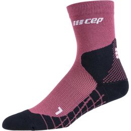 CEP Light Hiking Socken Damen - rosa - Gr. 37-40 - Polyamid/Merinowolle/Elastan
