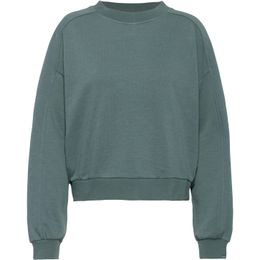 Ragwear Clarian Sweatshirt Damen - gr&uuml;n - Gr. L - Baumwolle/Polyester