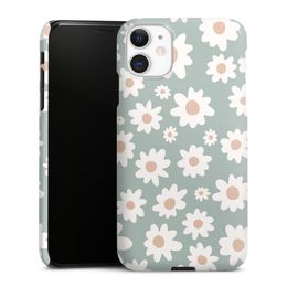 DeinDesign iPhone 11 Handy Premium Case Smartphone Handyh&uuml;lle Schutzh&uuml;lle gl&auml;nzend Daisy Muster Flowers Premium Case