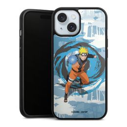 DeinDesign iPhone 15 Handy Gallery Case Handyh&uuml;lle 9H Geh&auml;rtetes Glas R&uuml;ckseite H&uuml;lle Official Licensed Product Manga Naruto Shippuden Gallery Case